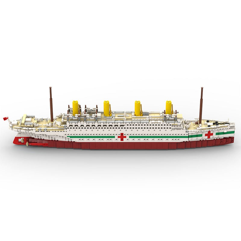 1/400 HMHS Britannic Building Blocks | LesDiy