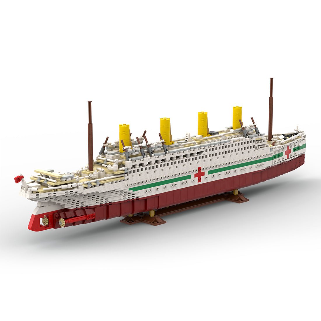 1/400 HMHS Britannic Building Blocks | LesDiy