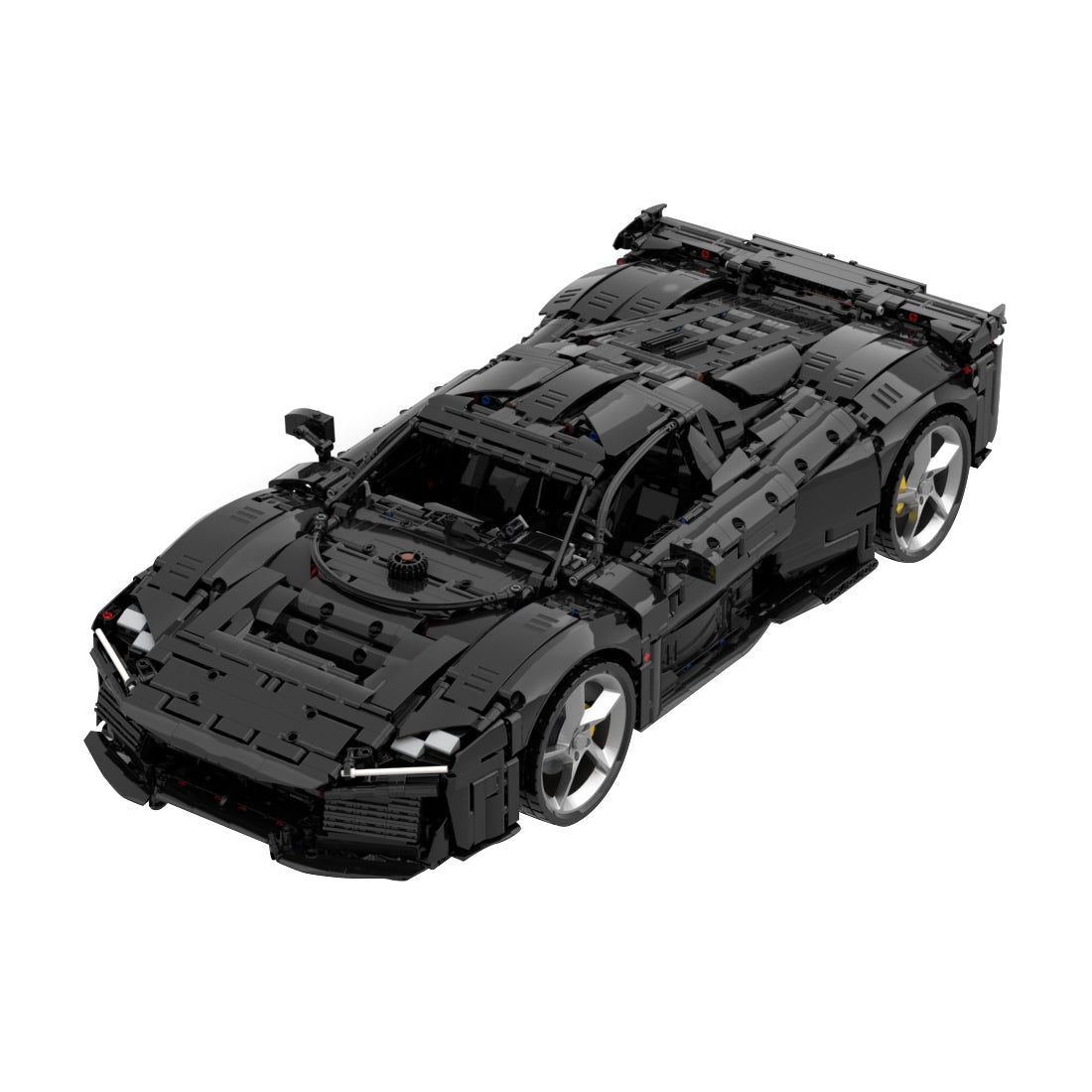 1/8 Scale Ferrari F80 Sports Car Building Blocks | LesDiy