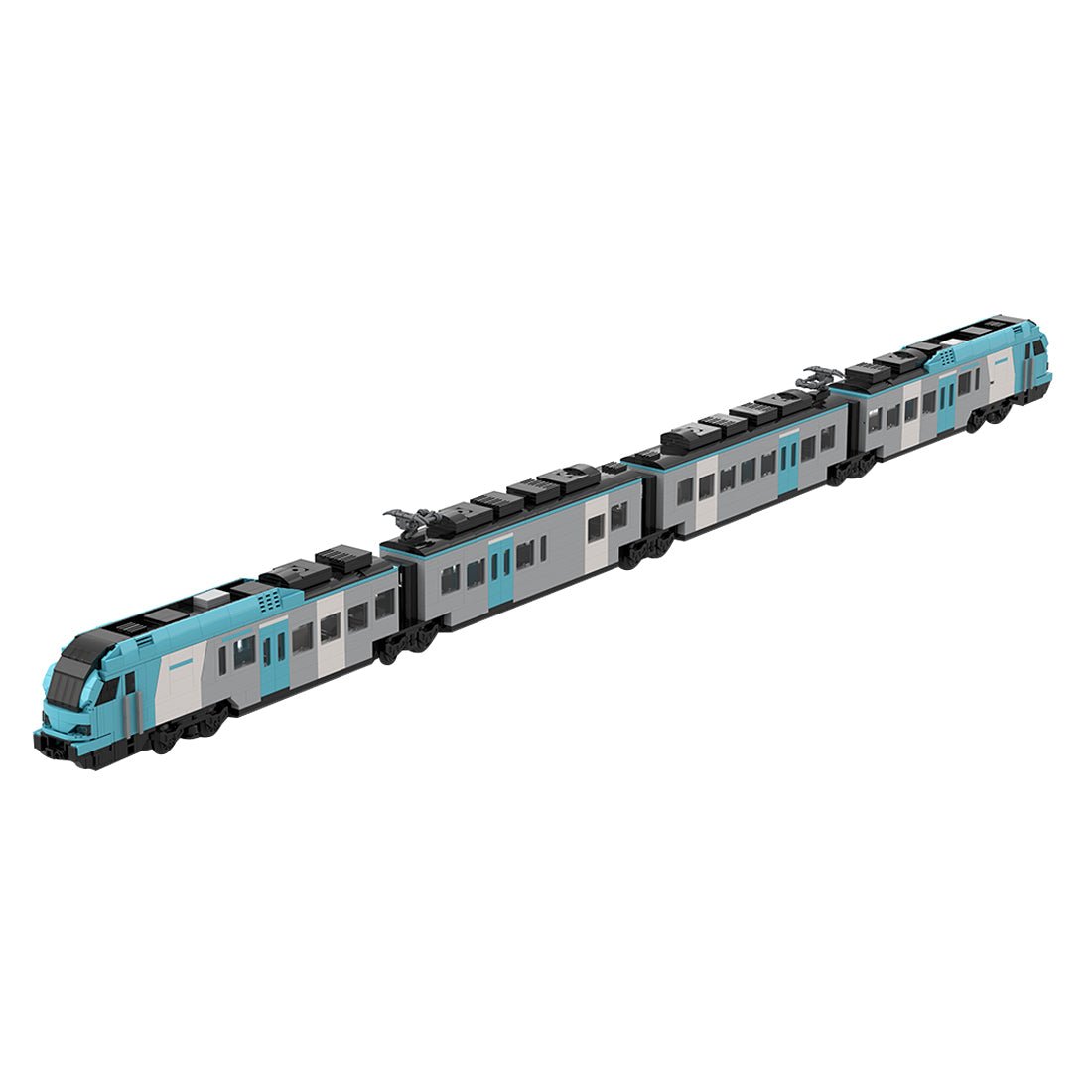 European High-Speed Train Building Blocks Set | LesDiy