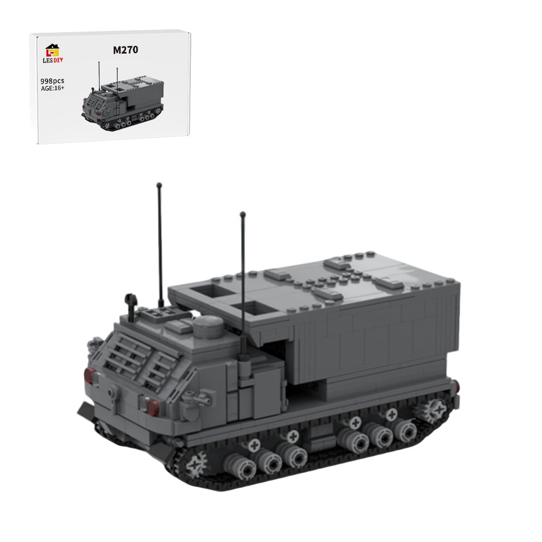 M270 Military Combat Vehicle Building Blocks | LesDiy