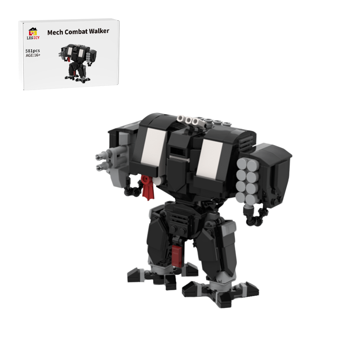 Mech Combat Walker Building Blocks | LesDiy
