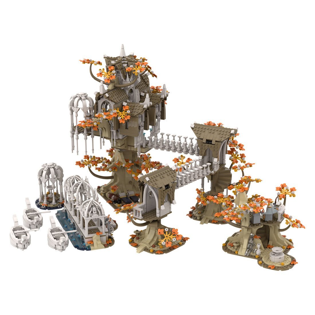 MOC-125500 Magic Tree House - UCS Lothlorien | LesDiy
