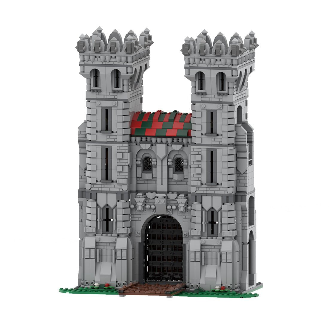 MOC-130978 Medieval Red Castle Gate | LesDiy.com