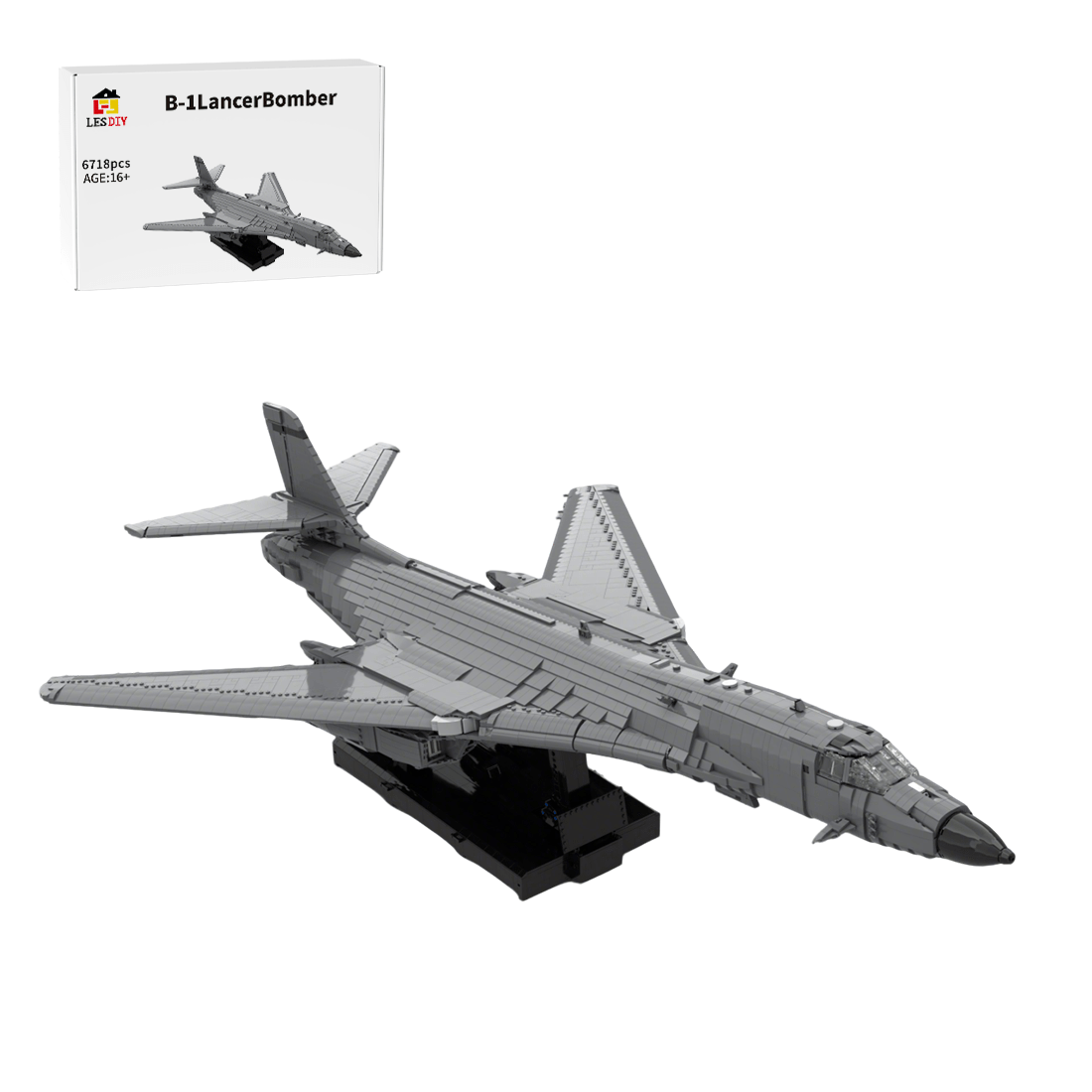 MOC-163732 Rockwell B-1 Lancer Building Blocks | LesDiy