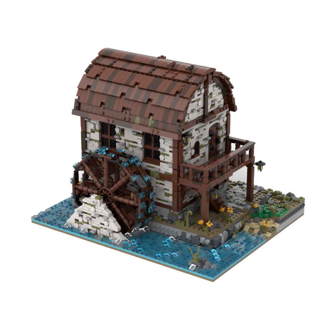MOC-169846 Medieval Watermill | LesDiy