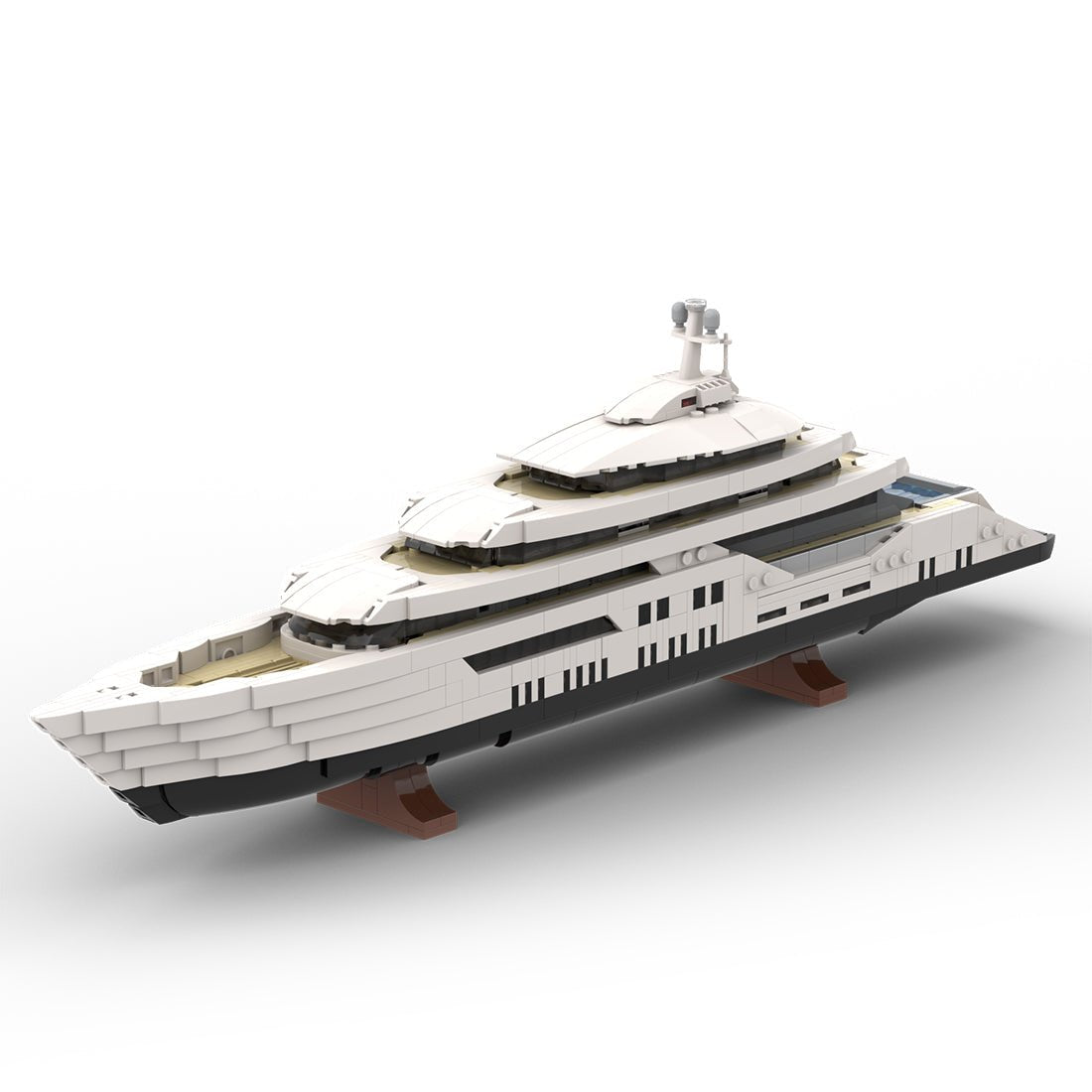 MOC-185660 WHITE Luxury Yacht (Mini-Scale) | LesDiy