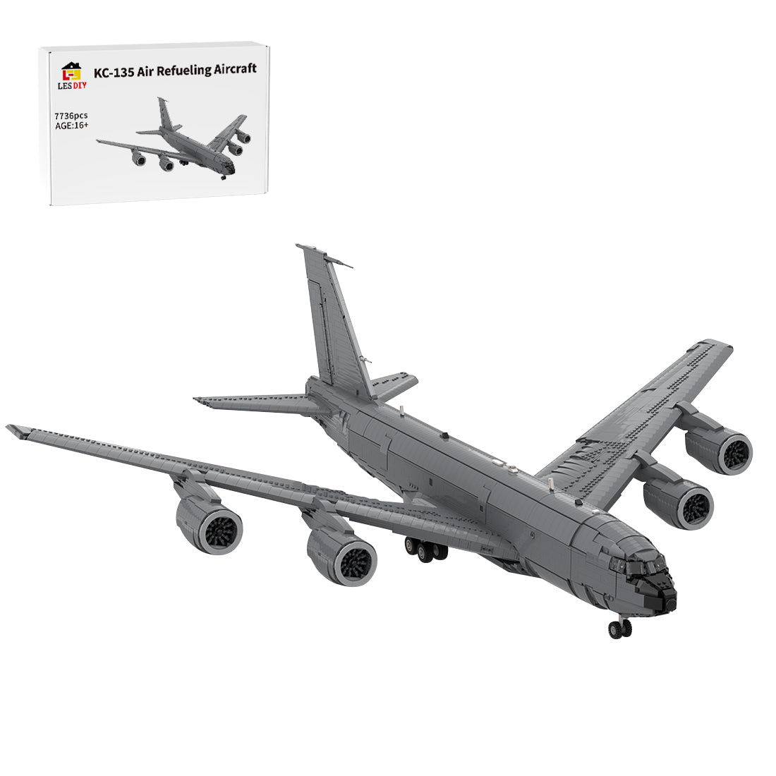 MOC-194703 Boeing KC-135 Stratotanker Building Blocks | LesDiy
