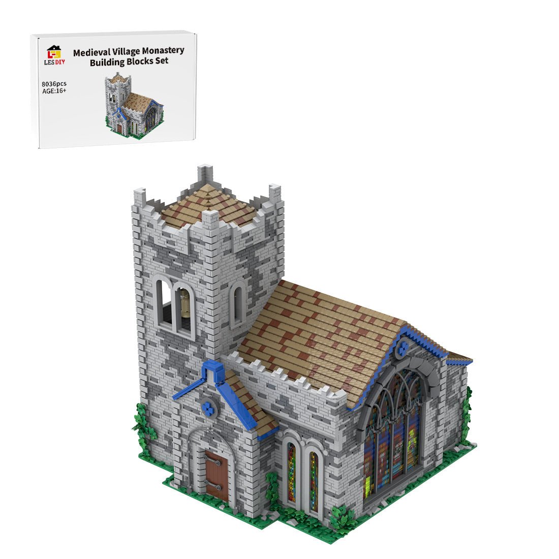 MOC-203438 Age of Empires - Monastery Building Blocks | LesDiy