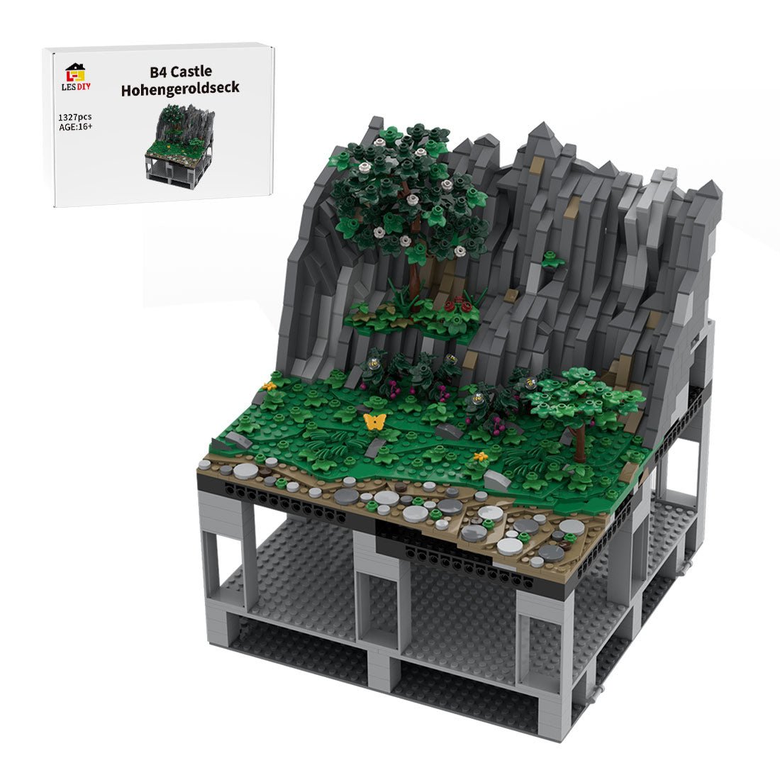 MOC-207819 B4 Castle Hohengeroldseck Building Blocks | LesDiy