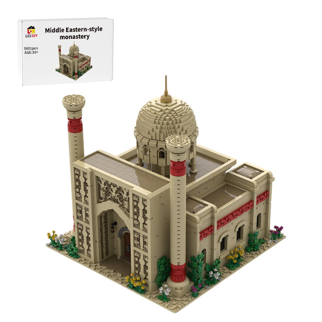 MOC-211952 Age of Empires - Monastery Building Blocks | LesDiy