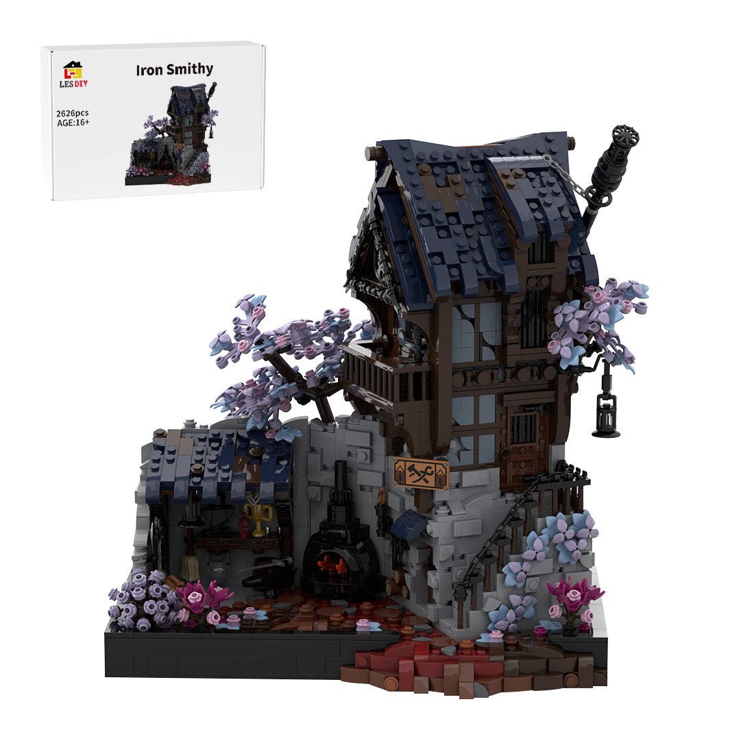 MOC-213181 Blacksmith / Forge Building Blocks | LesDiy