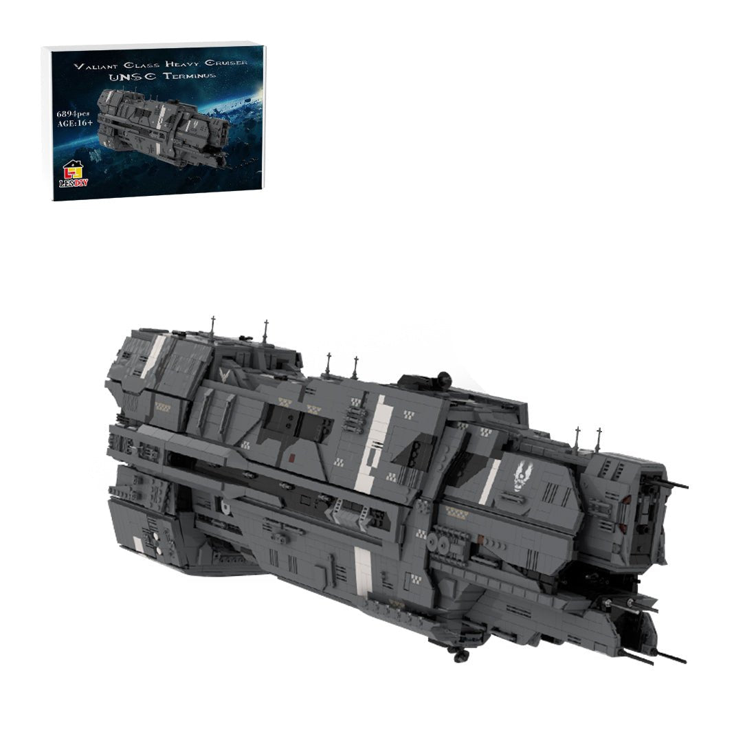 MOC-213777 Valiant-class super-heavy Cruiser - UNSC Terminus Building ...