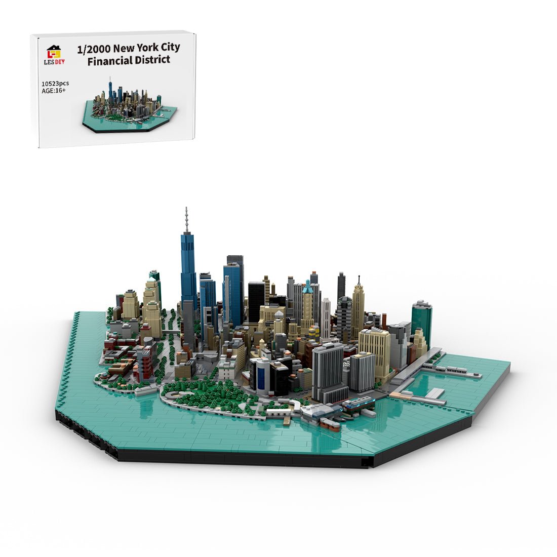 MOC-221106 1/2000 Scale New York City Building Blocks - Financial ...