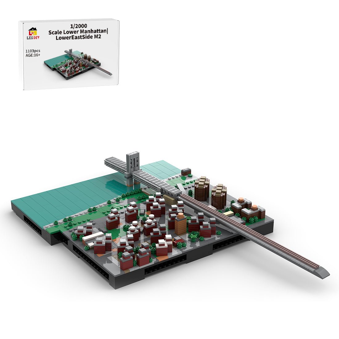 MOC-225884 1/2000 Scale Lower Manhattan - LowerEastSide Module 2 ...