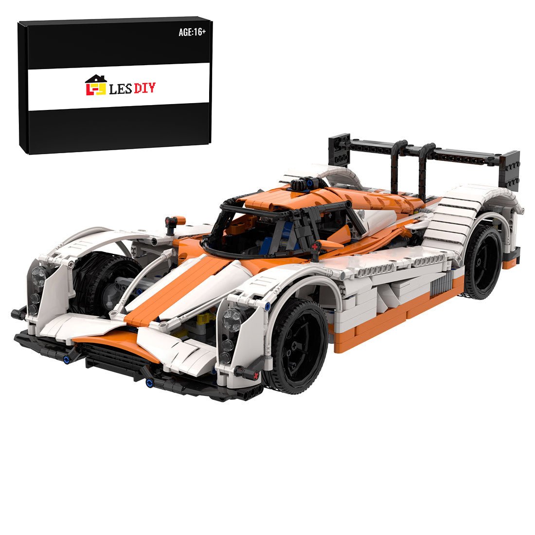 MOC-42656 Lola Aston Martin B09/60 LMP1 Building Blocks | LesDiy