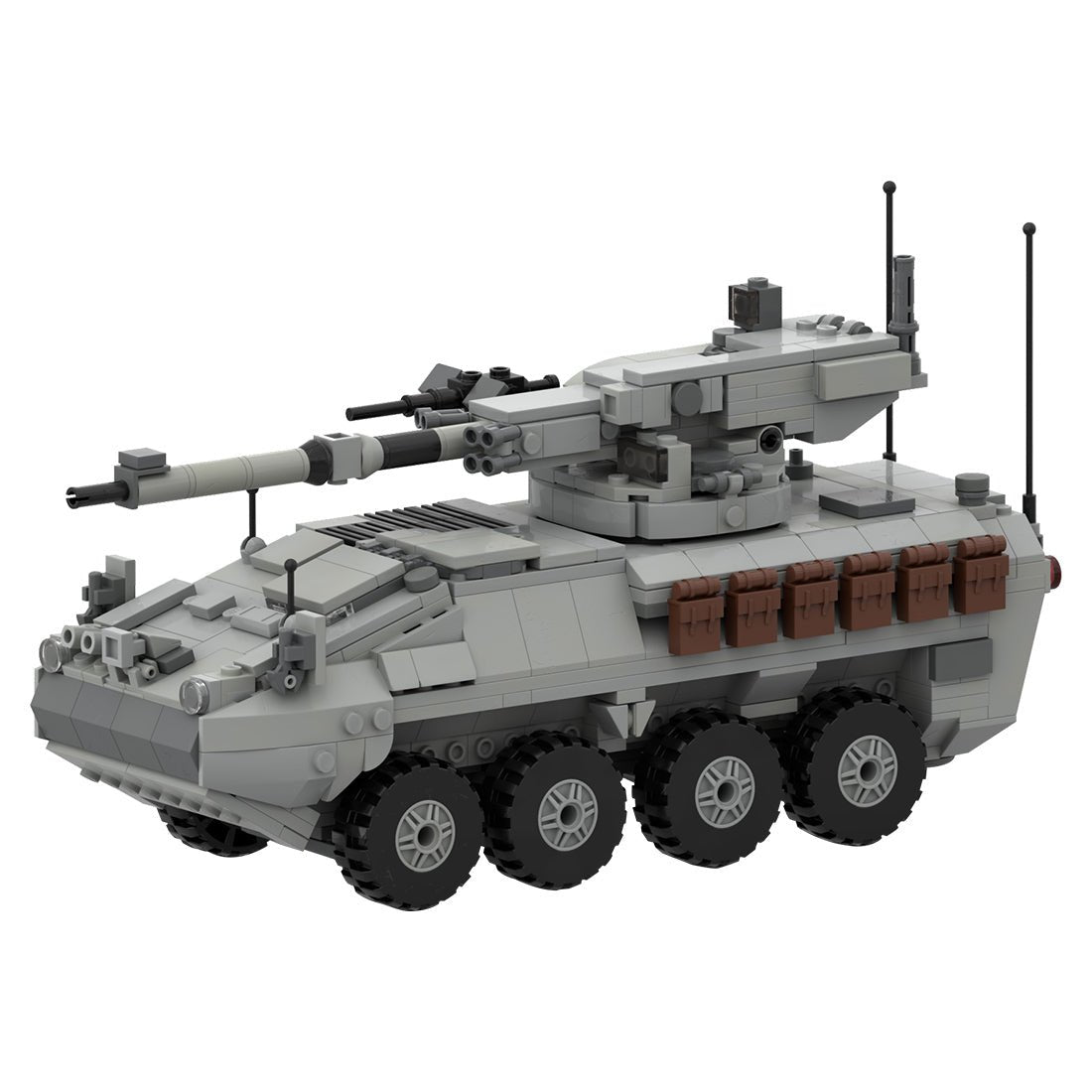 MOC-60244 M1128 Stryker MGS Armored Car | LesDiy