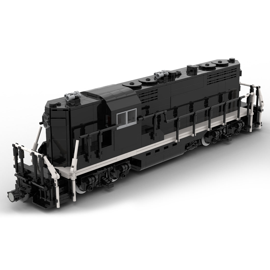 MOC-82000 Illinois GP9 Train Model | LesDiy