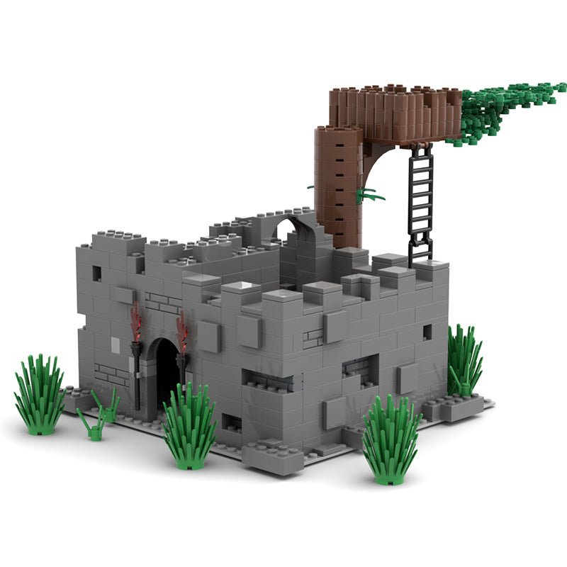 MOC Broken Fortress | LesDiy