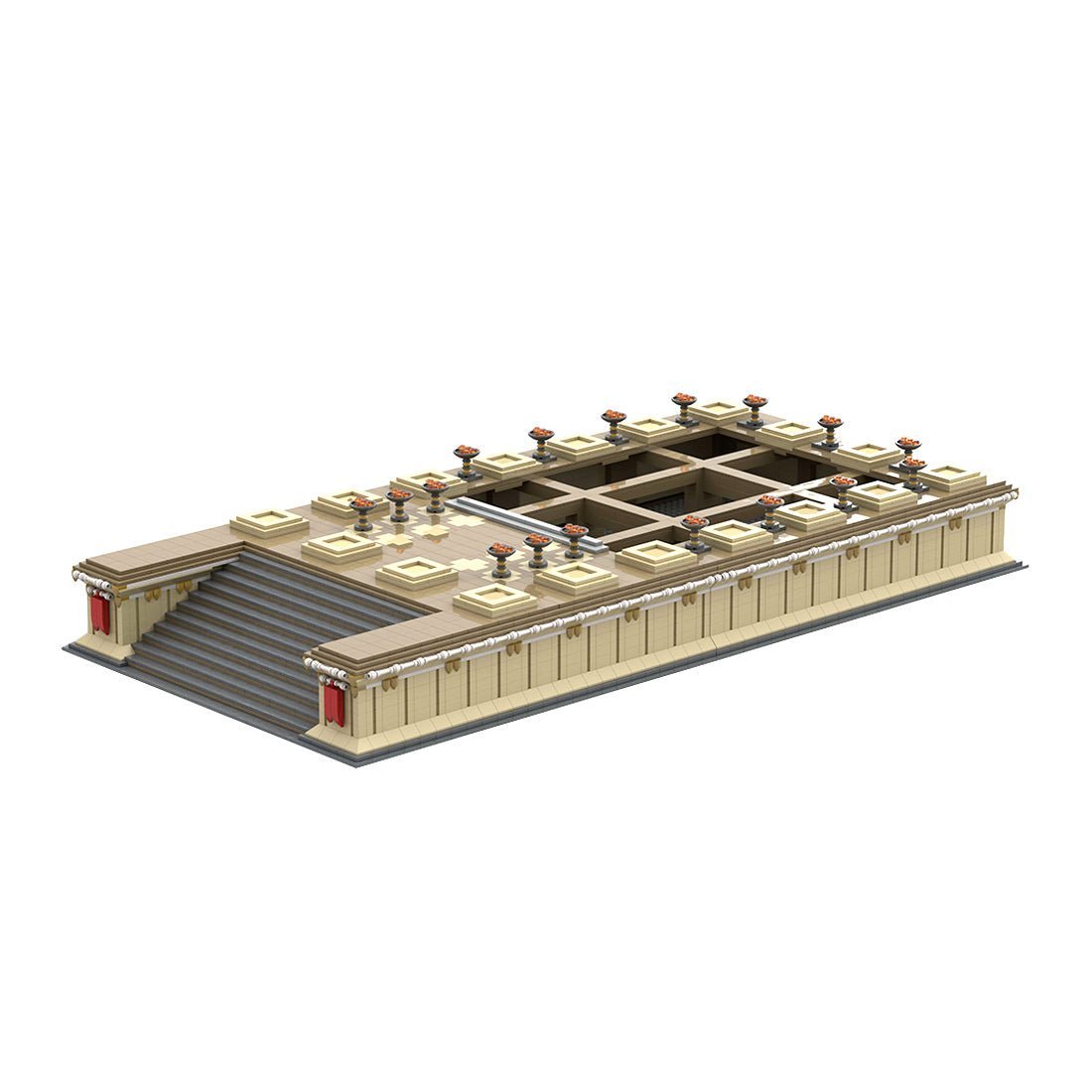 Module 1 for MOC-136729 Ancient Roman Temple Castle Building Blocks Set ...