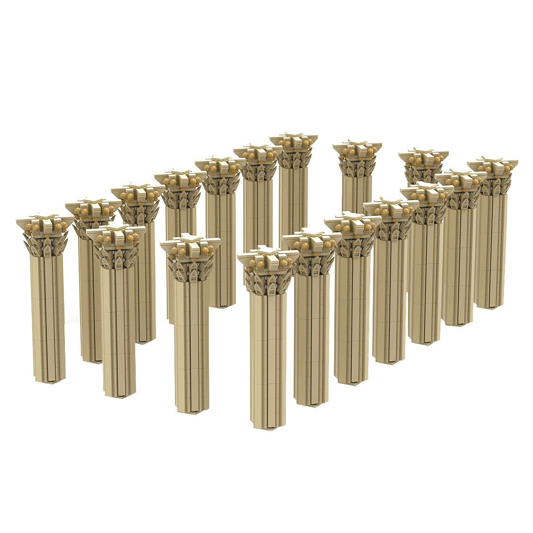 Module 3 for MOC-136729 Ancient Roman Temple Castle Building Blocks Set ...