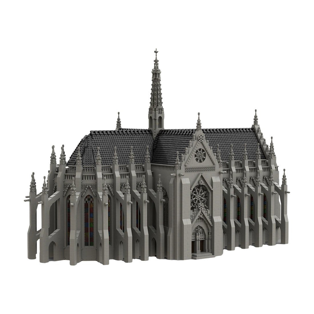 MOC-165277 Cathedral of Saint Remigius Building Blocks | LesDiy