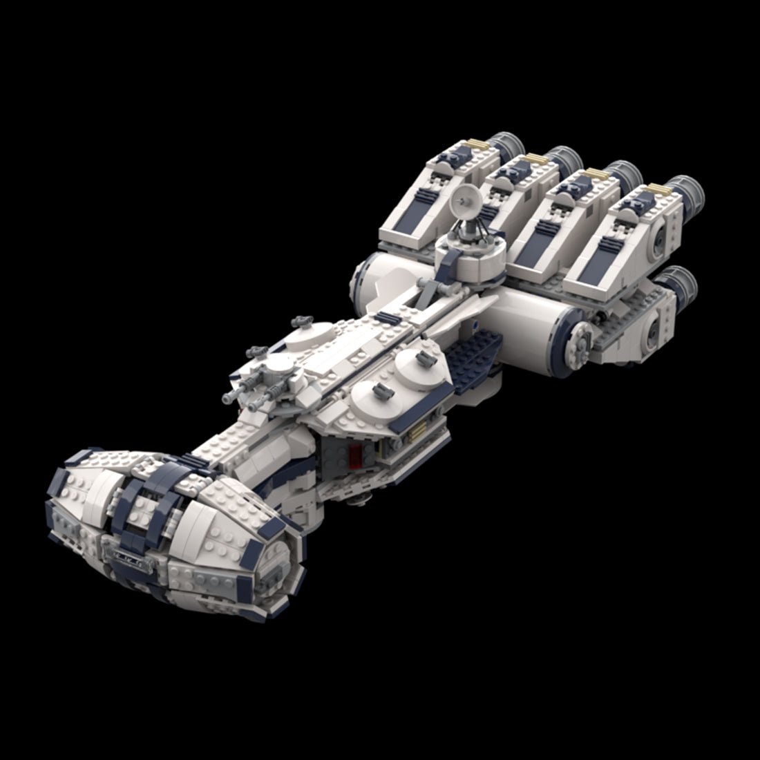 Sci-fi Frigate Vessel Model - CR70 Corvette | LesDiy