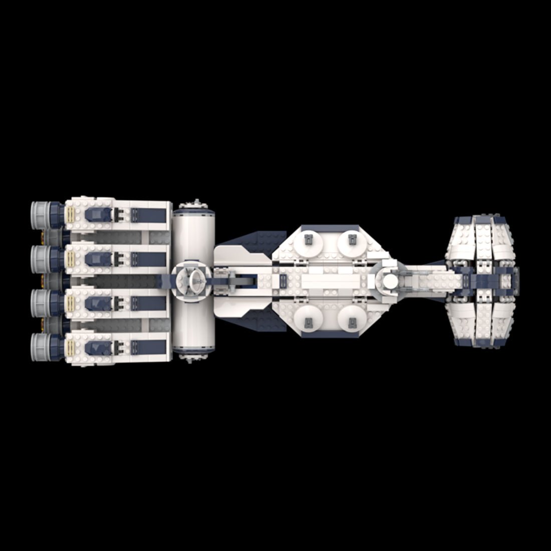 Sci-fi Frigate Vessel Model - CR70 Corvette | LesDiy