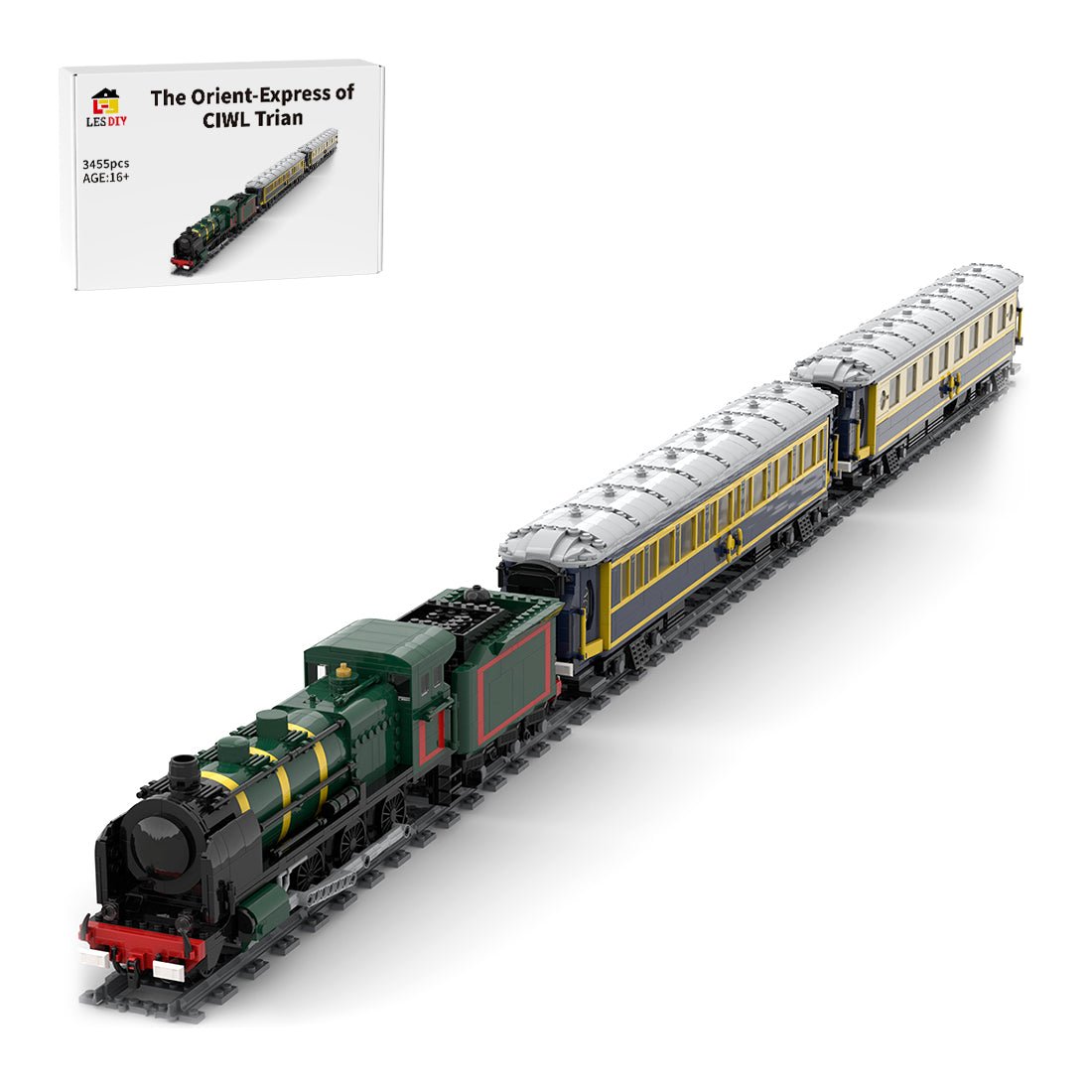 The Orient-Express of CIWL Train Building Blocks | LesDiy